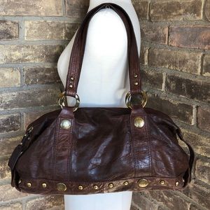 Kate Landry | Bags | Kate Landry Bag Handbag Brown Leather Satchel ...